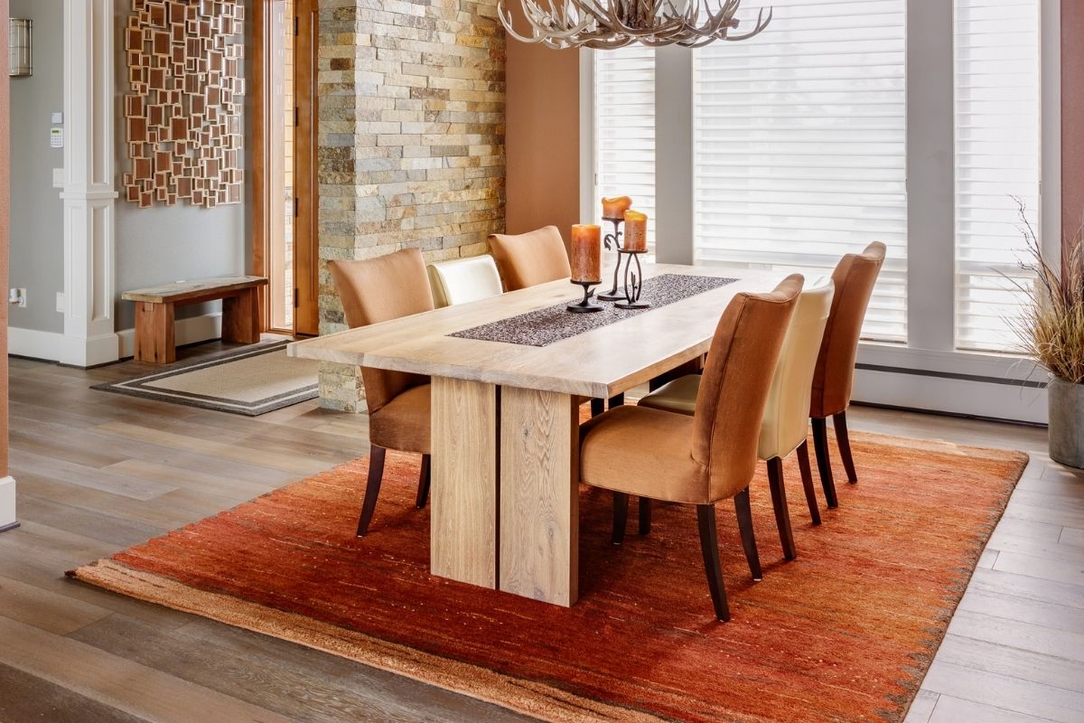 What Size Rug Is Best Under A Dining Table? — Annie & Oak